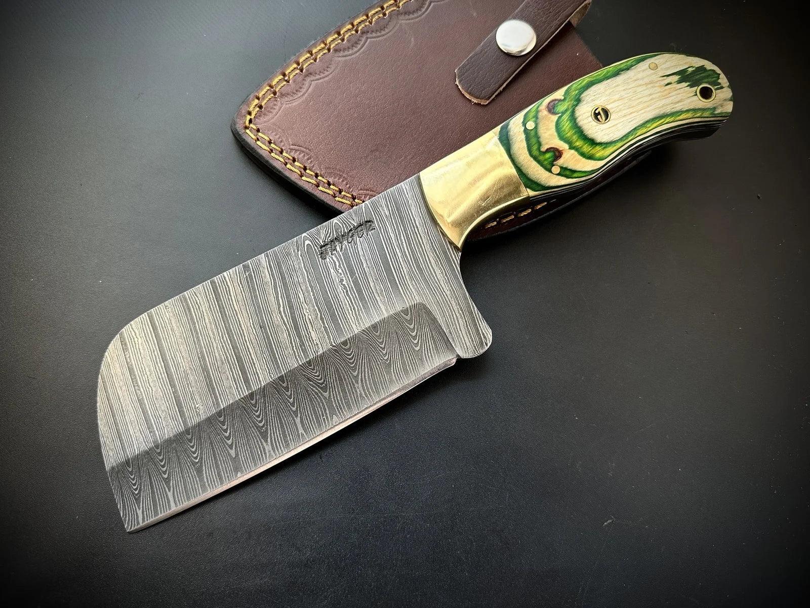 Handmade Kitchen Knife / Hatchet / Bushcraft Knife DH9 – Jayger